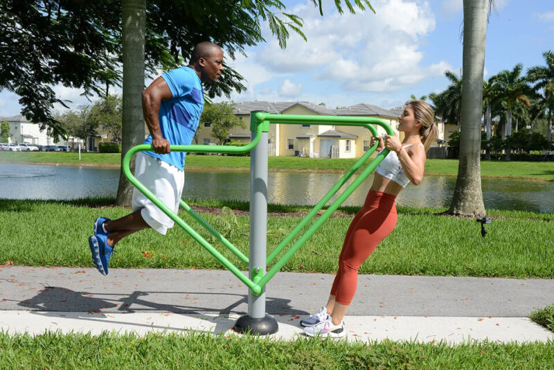 Outdoor exercise & fitness equipment for parks & schools - PLAYMORE